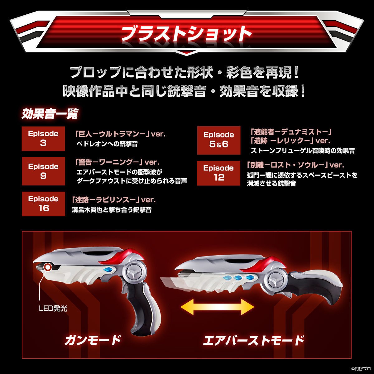 ULTRA REPLICA Ultraman Nexus Evoltruster & Blast Shot